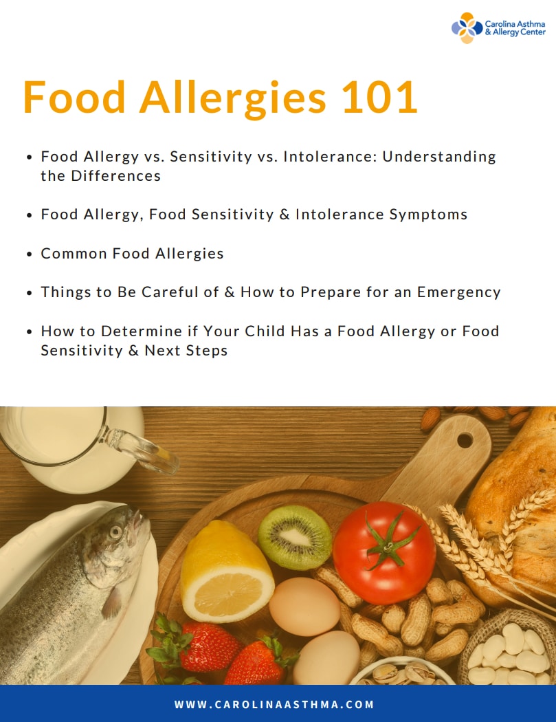 Food Allergy 101 e-Book | Carolina Asthma & Allergy Center