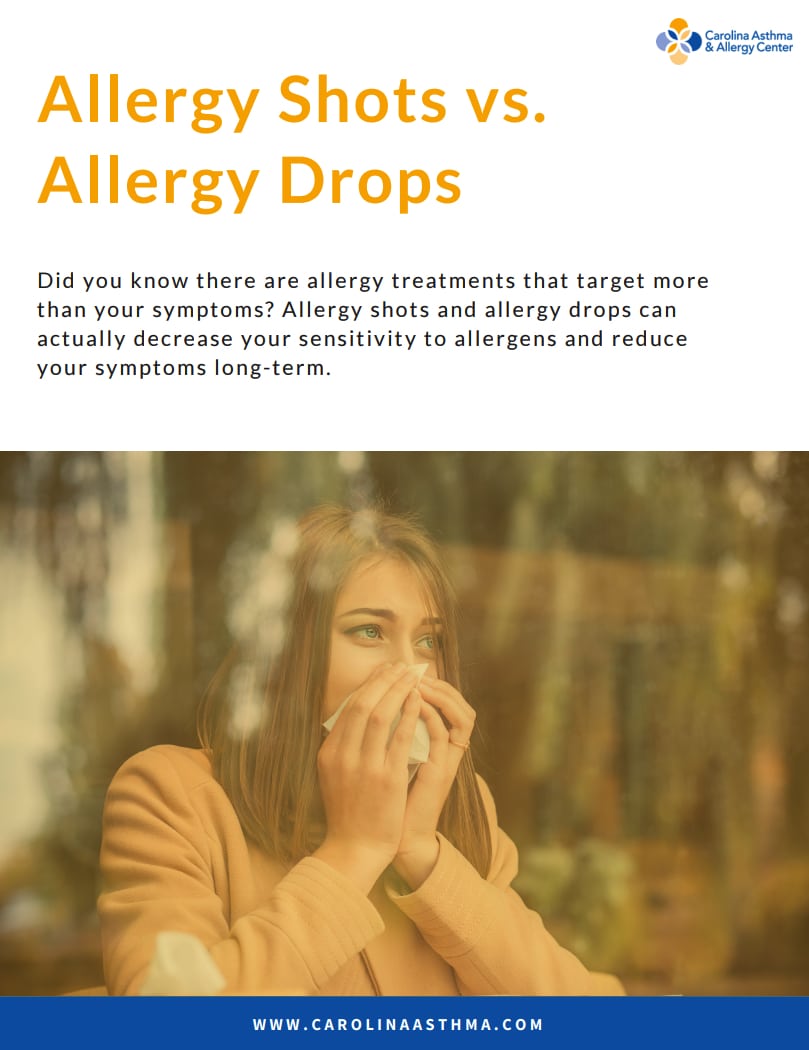 Allergy Shots vs Drops e-Book | Carolina Asthma & Allergy Center